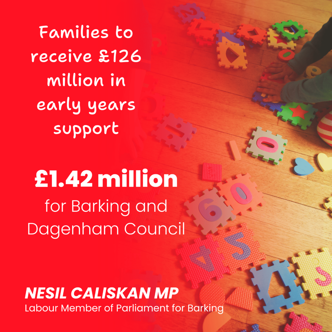 Families and new parents in Barking and Dagenham to receive early years ...
