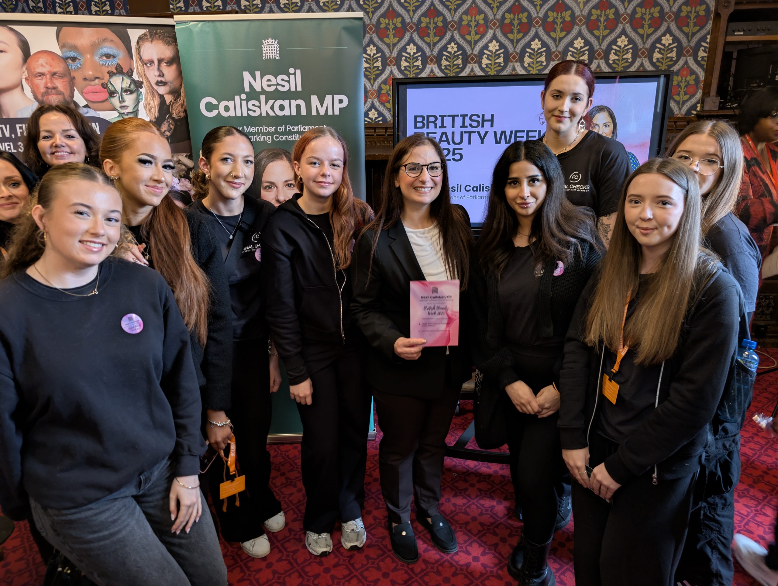 Barking MP helps beauty businesses "take over Parliament"